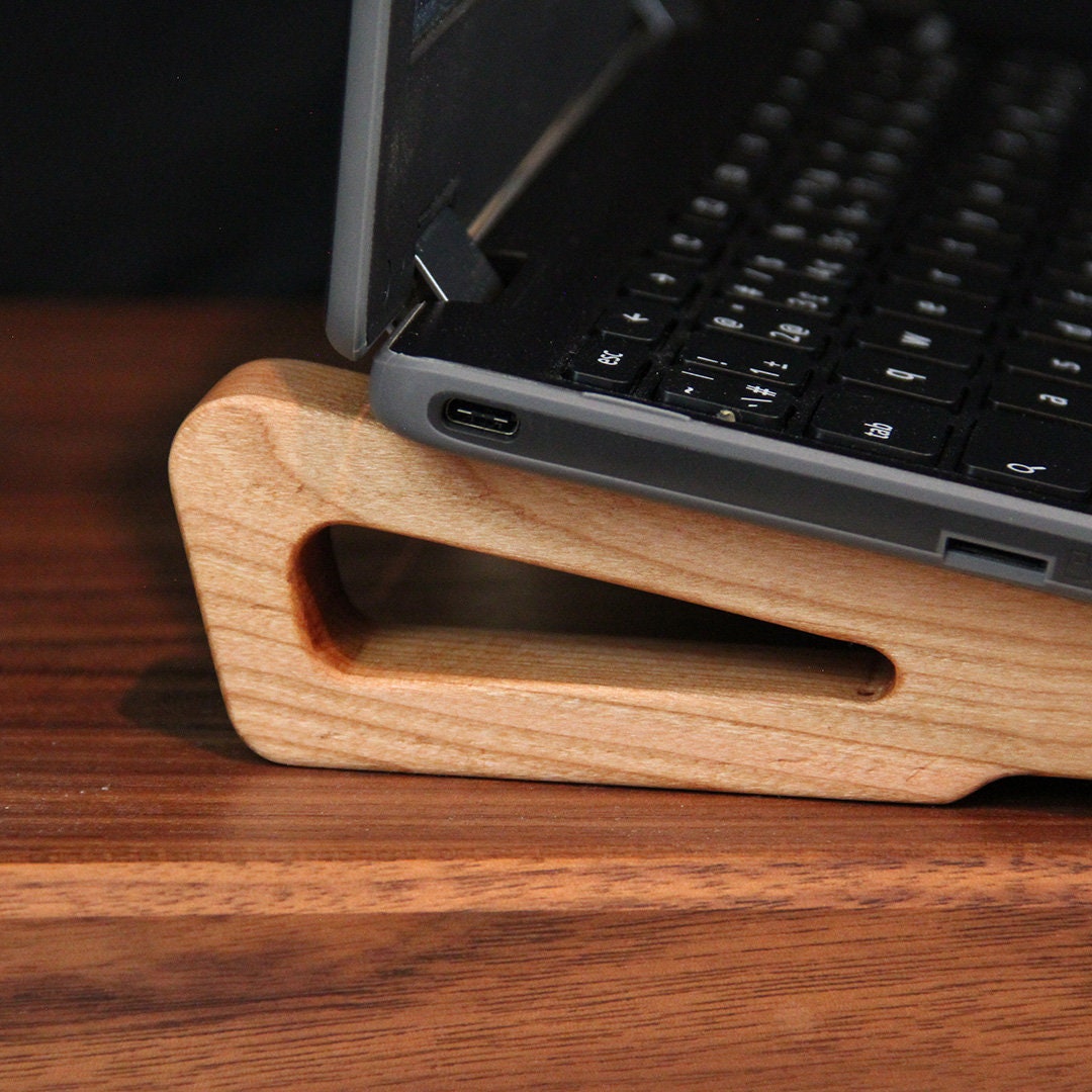 Minimalist Cherry Laptop Stand | Magnetic Closure | Eco Friendly ...