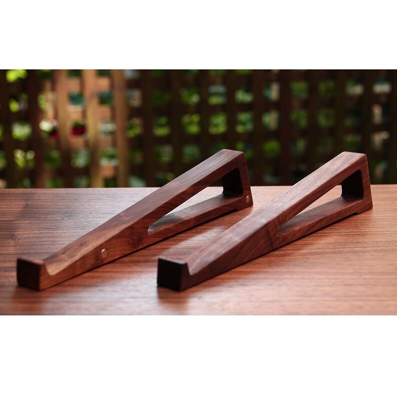 Minimalist Walnut Laptop Stand | Magnetic Closure | Sleek and Durable ...