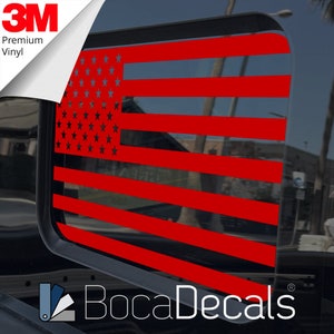 2022-2025 Ford Maverick Rear Middle Window American Flag Decal - Precut ...