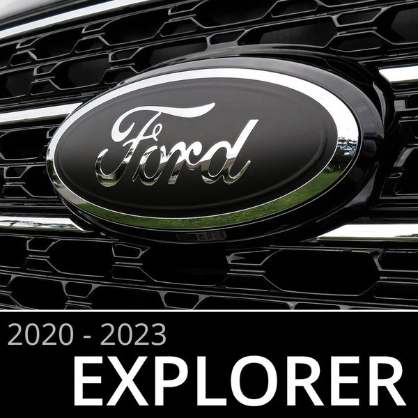 2022 Ford Explorer St Emblem Black - Etsy