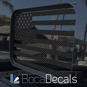 2022-2025 Ford Maverick Rear Middle Window American Flag Decal - Precut ...