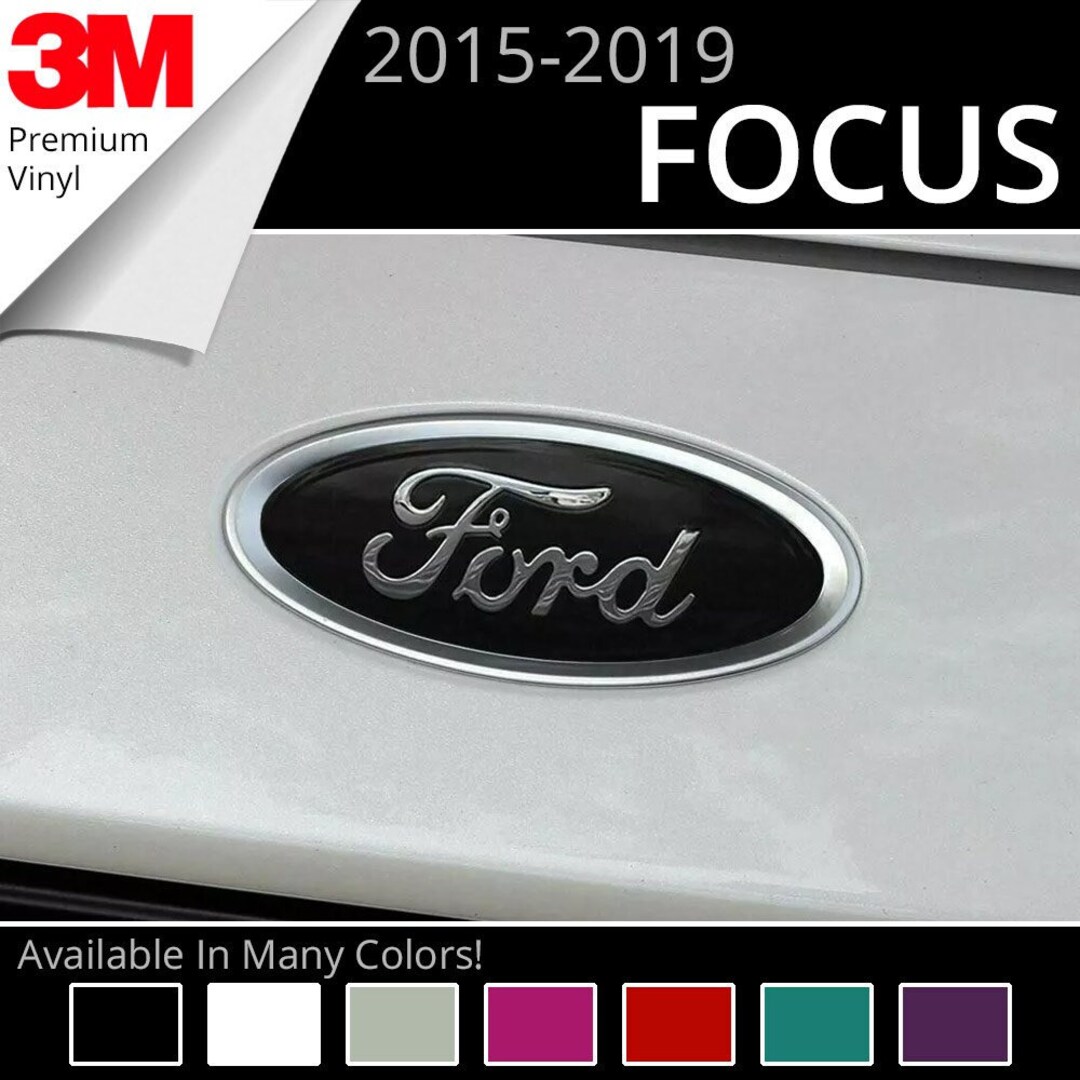 2015-2019 Ford Focus Logo Emblem Insert Overlay Decals (set of 2) - Etsy