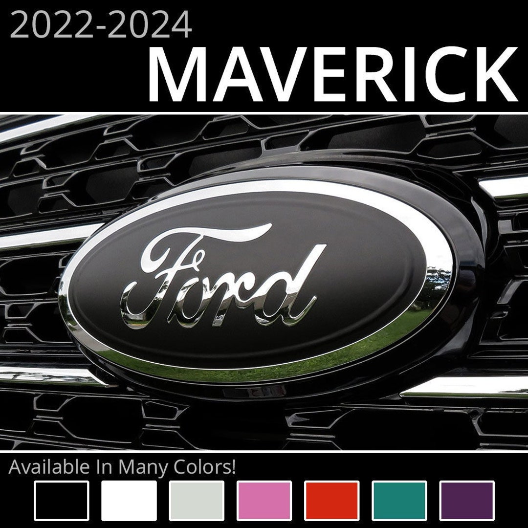 2022-2024 Ford Maverick Truck Emblem Overlay Insert Decals - Etsy UK