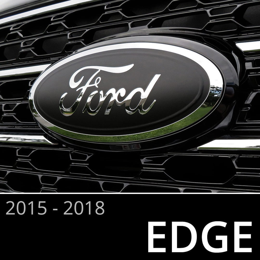 2015-2018 Ford Edge Emblem Overlay Insert Decals set of 2 - Etsy