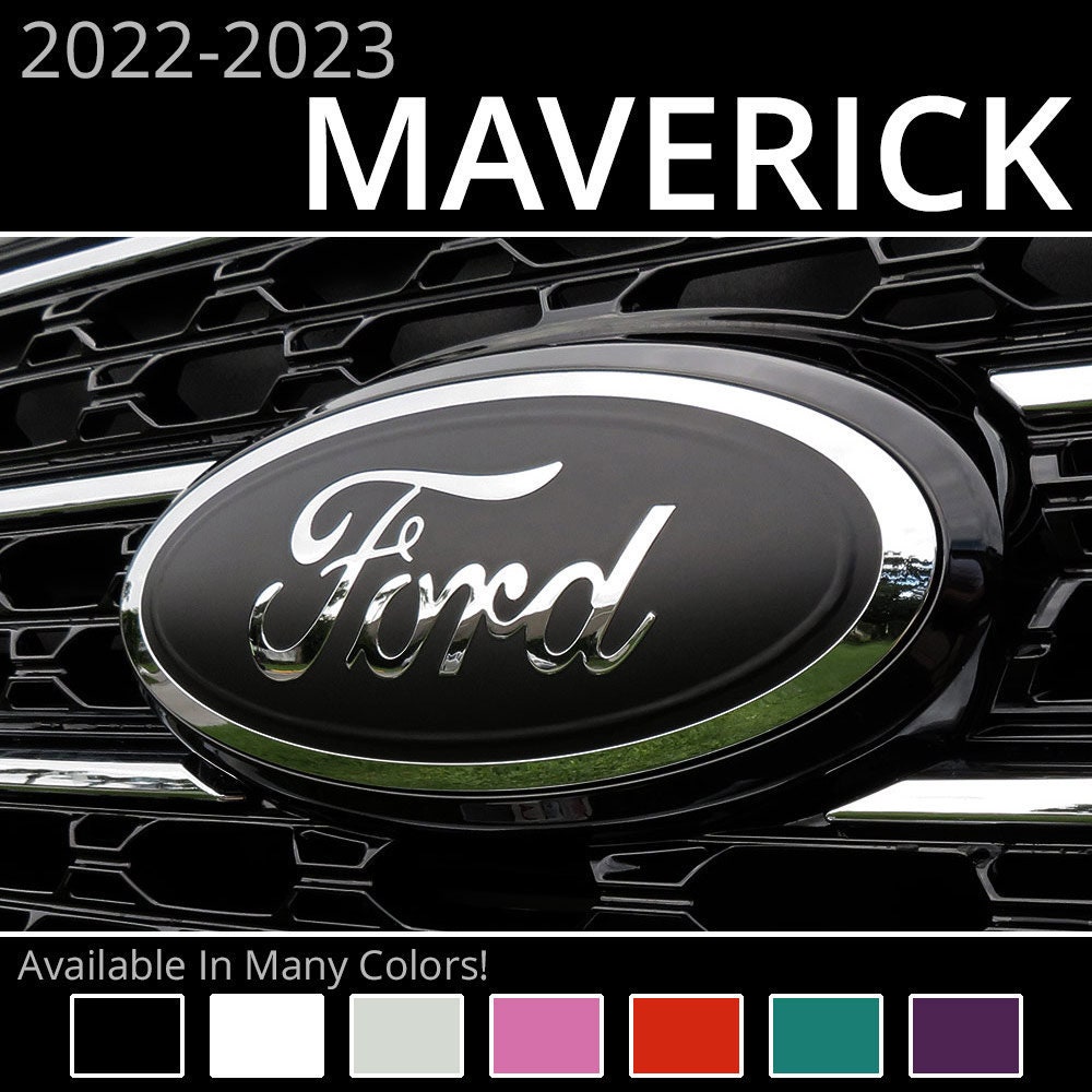 Blacked Out Ford Logo