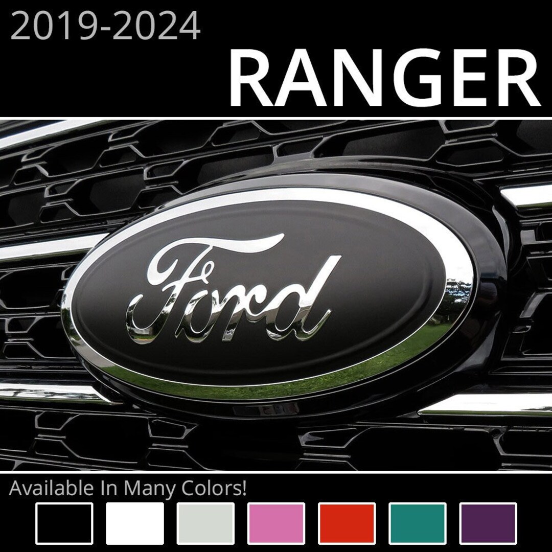 Bocadecals 2019-2024 Ford Ranger Emblem Overlay Insert Decals - Etsy UK