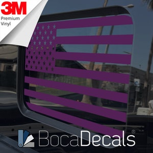 2018-2025 Ford Ranger Rear Middle Window American Flag Decal 2019 2020 ...