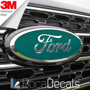 2015-2018 Ford Edge Emblem Overlay Insert Decals (set of 2) 2016 2017 ...