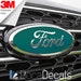 2015-2018 Ford Edge Emblem Overlay Insert Decals (set of 2) 2016 2017 ...