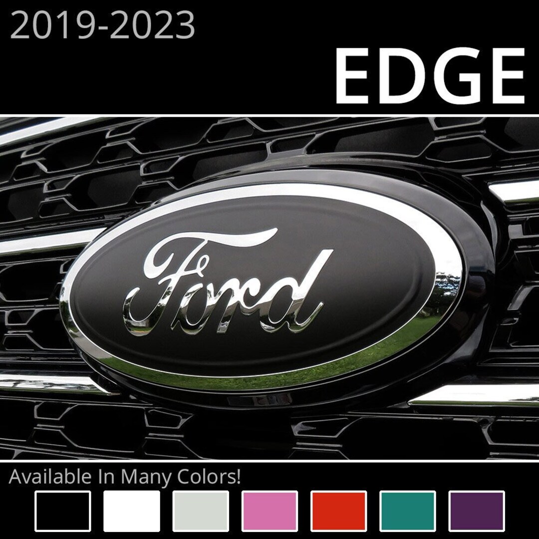 2019-2023 Ford Edge Logo Emblem Overlay Insert Decals set of - Etsy