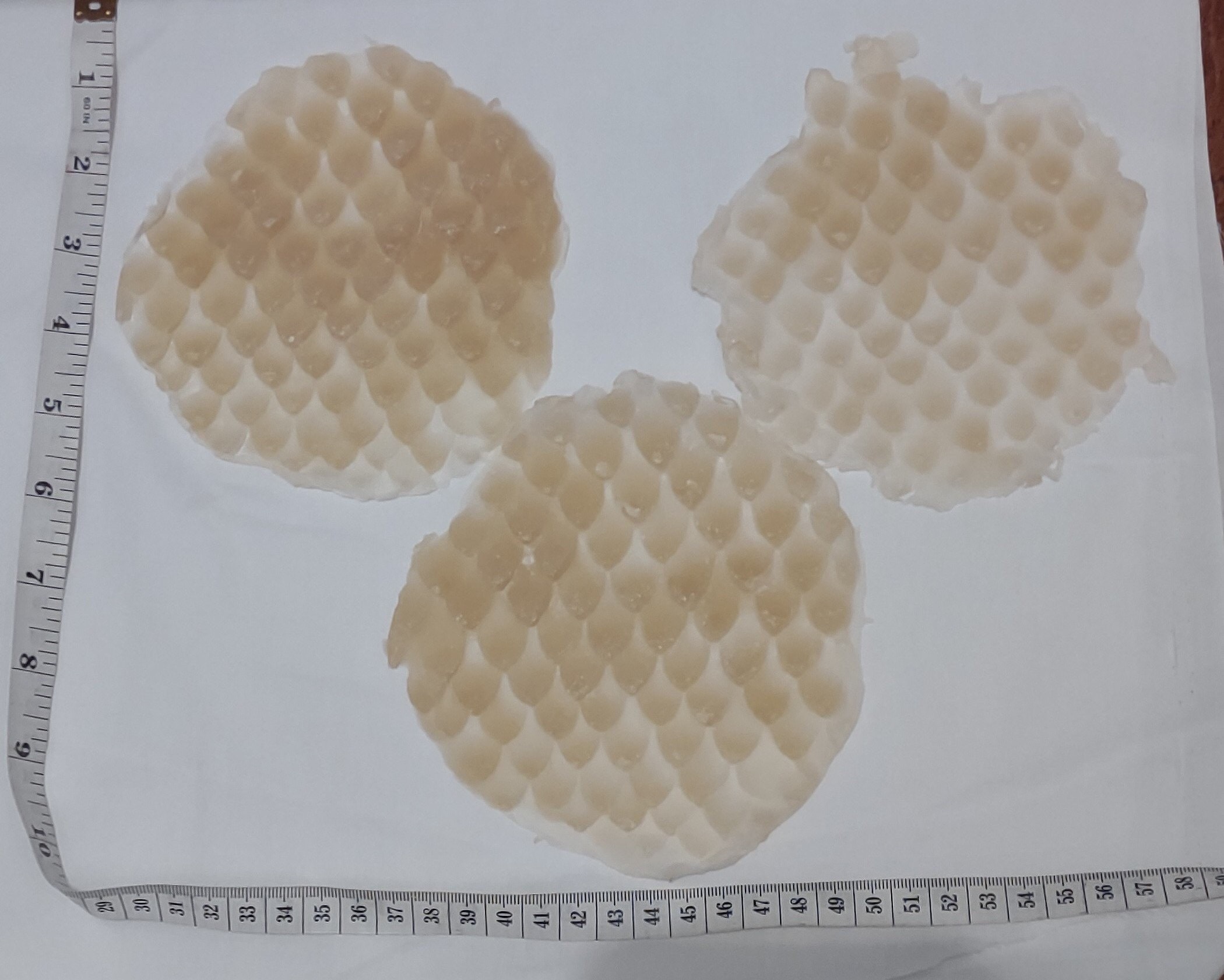 Set of 2 Mermaid or Dragon Prosthetic Skin Latex Scales for Costume ...