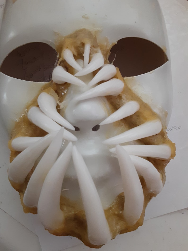 Tooth Face Prosthetic Scary Sfx Teeth Big Mouth Demon Mask Style Latex ...