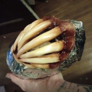 Tooth Face Prosthetic Scary Sfx Teeth Big Mouth Demon Mask Style Latex ...