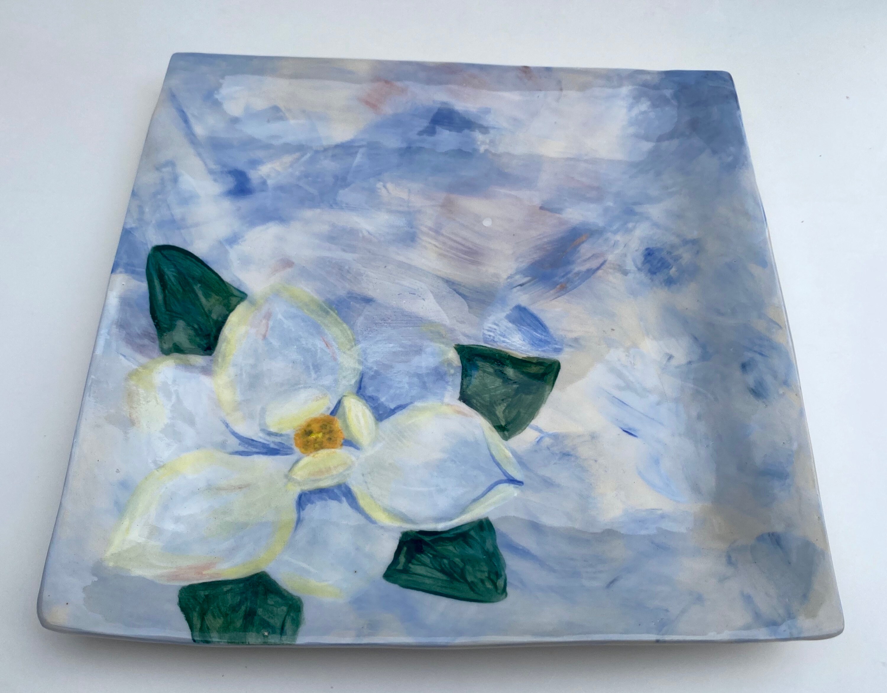 Magnolia Plate - Etsy