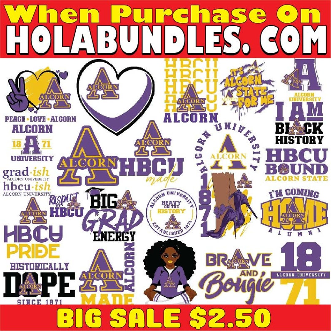 Alcorn State University Svg Bundle for Digital Download Perfect for ...