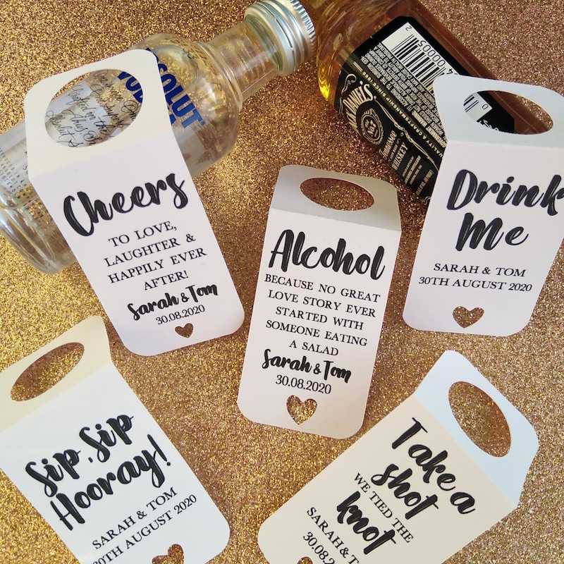 Mini Alcohol Shots Tags - Etsy UK