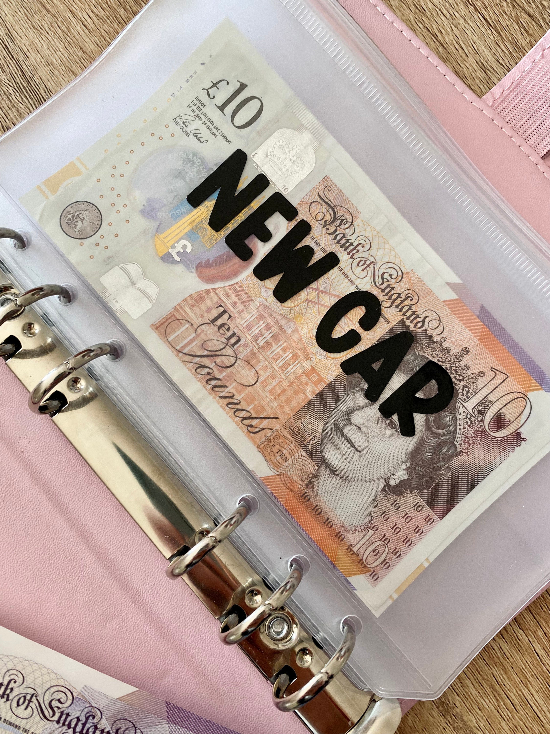 Personalised A6 Cash Envelope Wallet: Vinyl Label, Budget Binder - Etsy UK