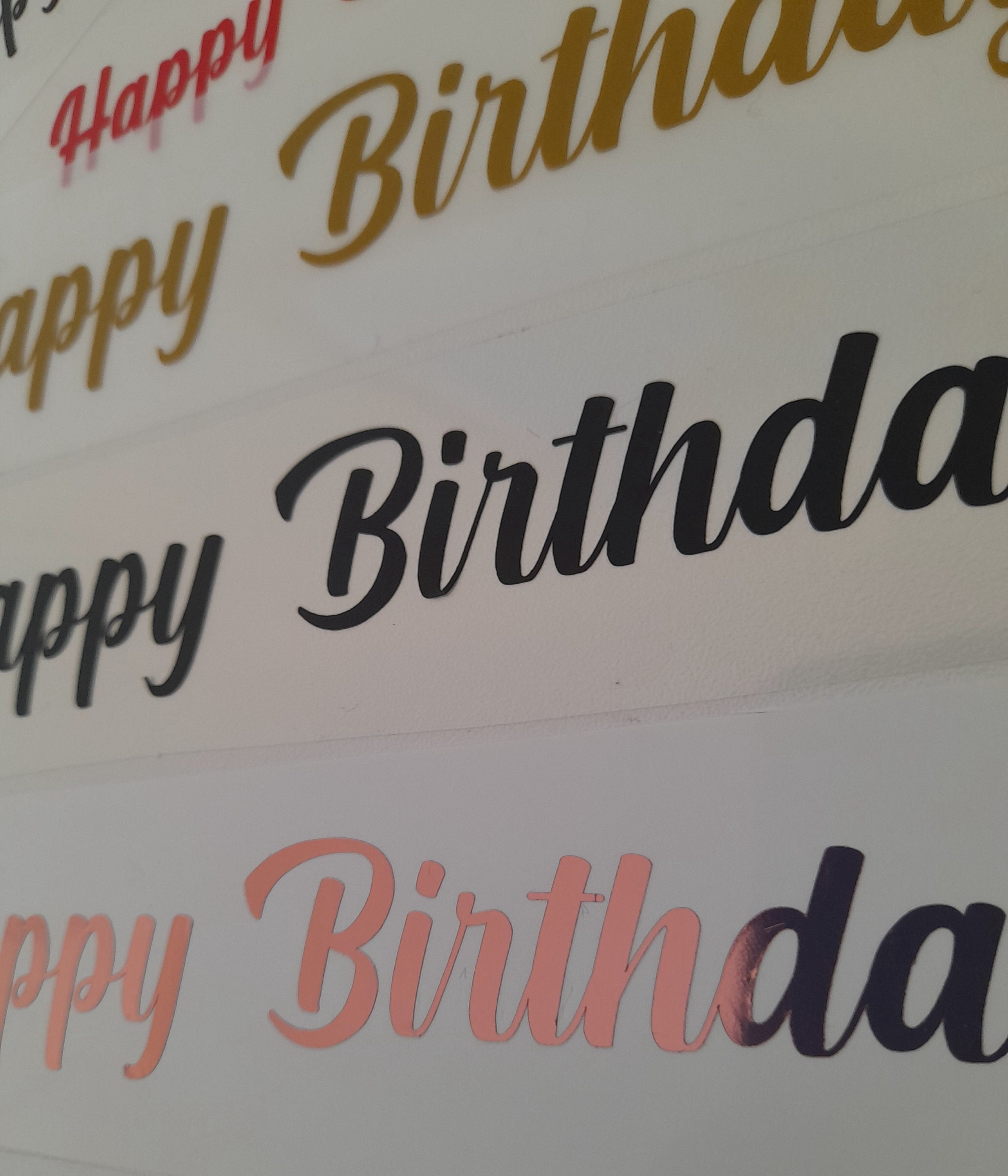 Happy Birthday Vinyl Stickers at Jack Drake blog