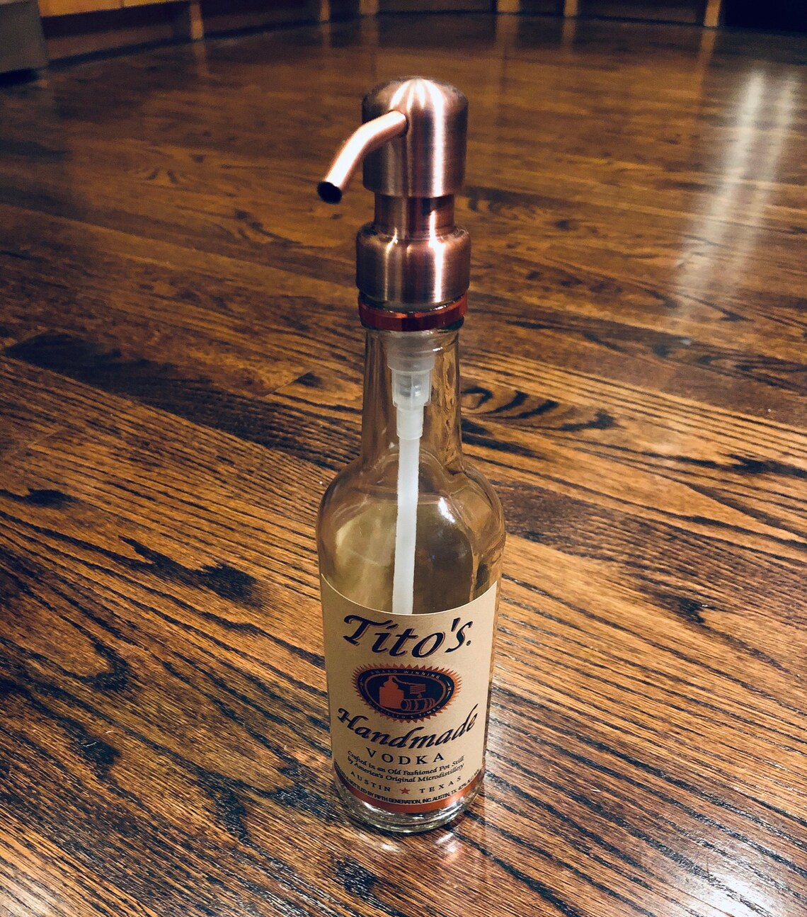 Tito's Handmade Hand Soap Dispenser Bottle | Etsy