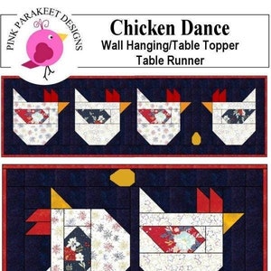 Chicken Dance Table Runner/table Topper (PDF Pattern) - Etsy