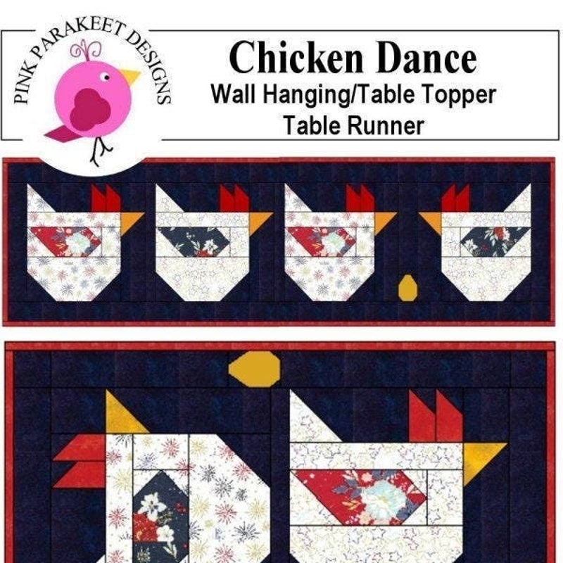 Chicken Table Runner Pattern - Etsy