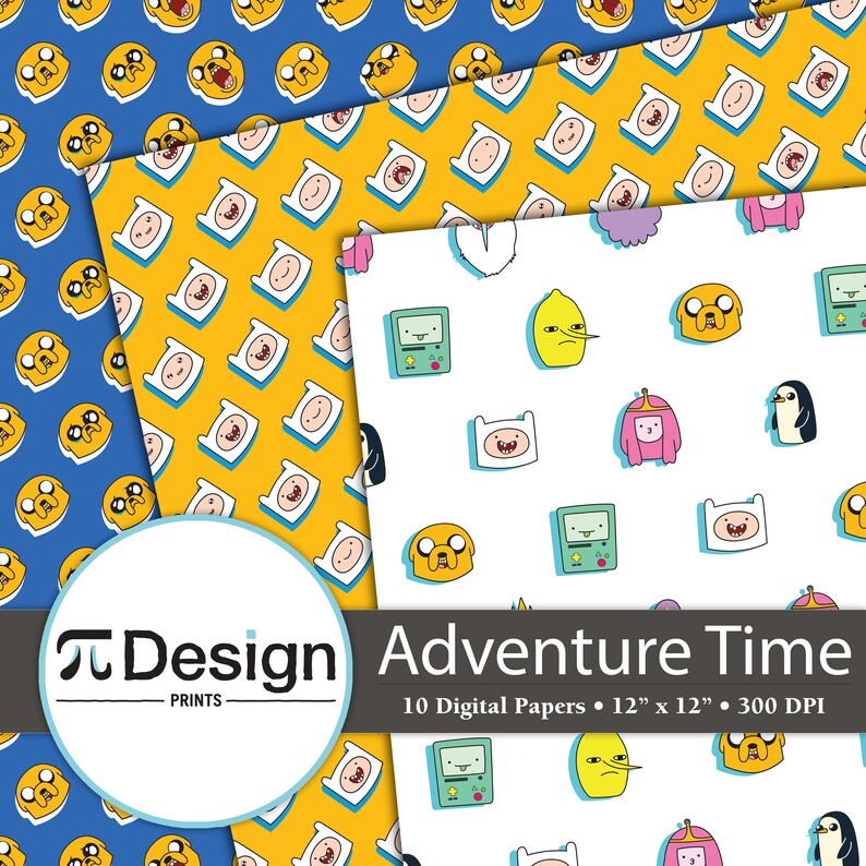 12"x12" Adventure Boy & Dog Digital Paper 10 Pack | Digital Download ...