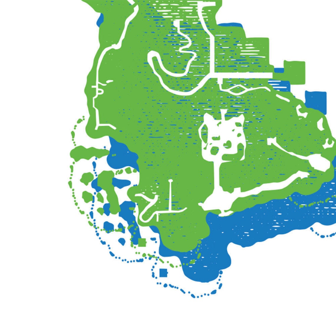 Alola Region World Map Print Pokemon World Map Video Game - Etsy