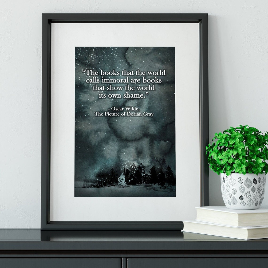 The Picture of Dorian Gray Printable Watercolor Art Oscar - Etsy