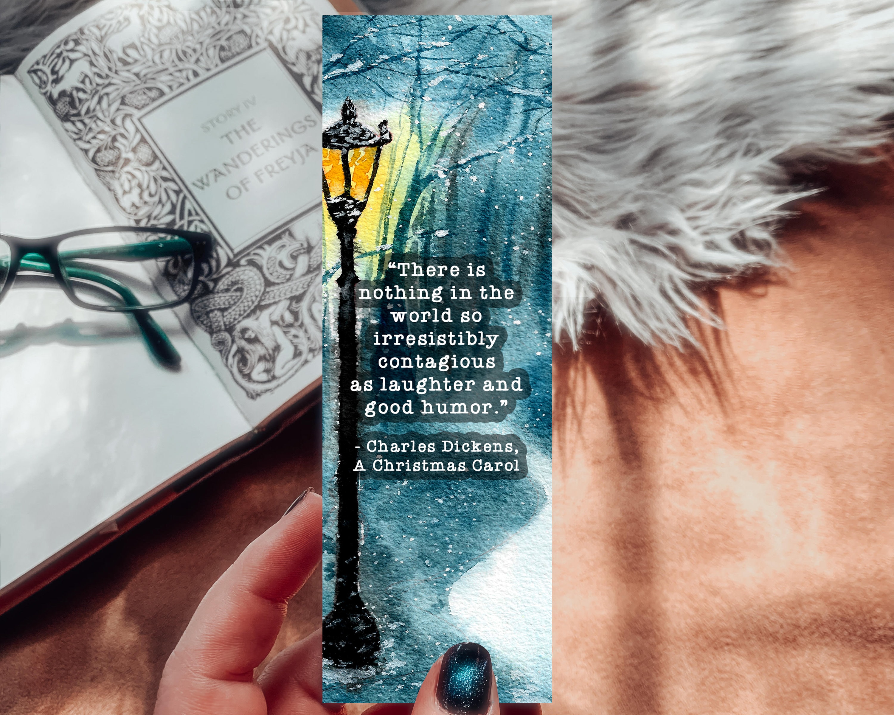 A Christmas Carol Bookmark Charles Dickens Literary Quote - Etsy