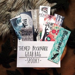 Deluxe Bookmark Grab Bag, 9 Themed Laminated Bookmarks, Blind Bag ...
