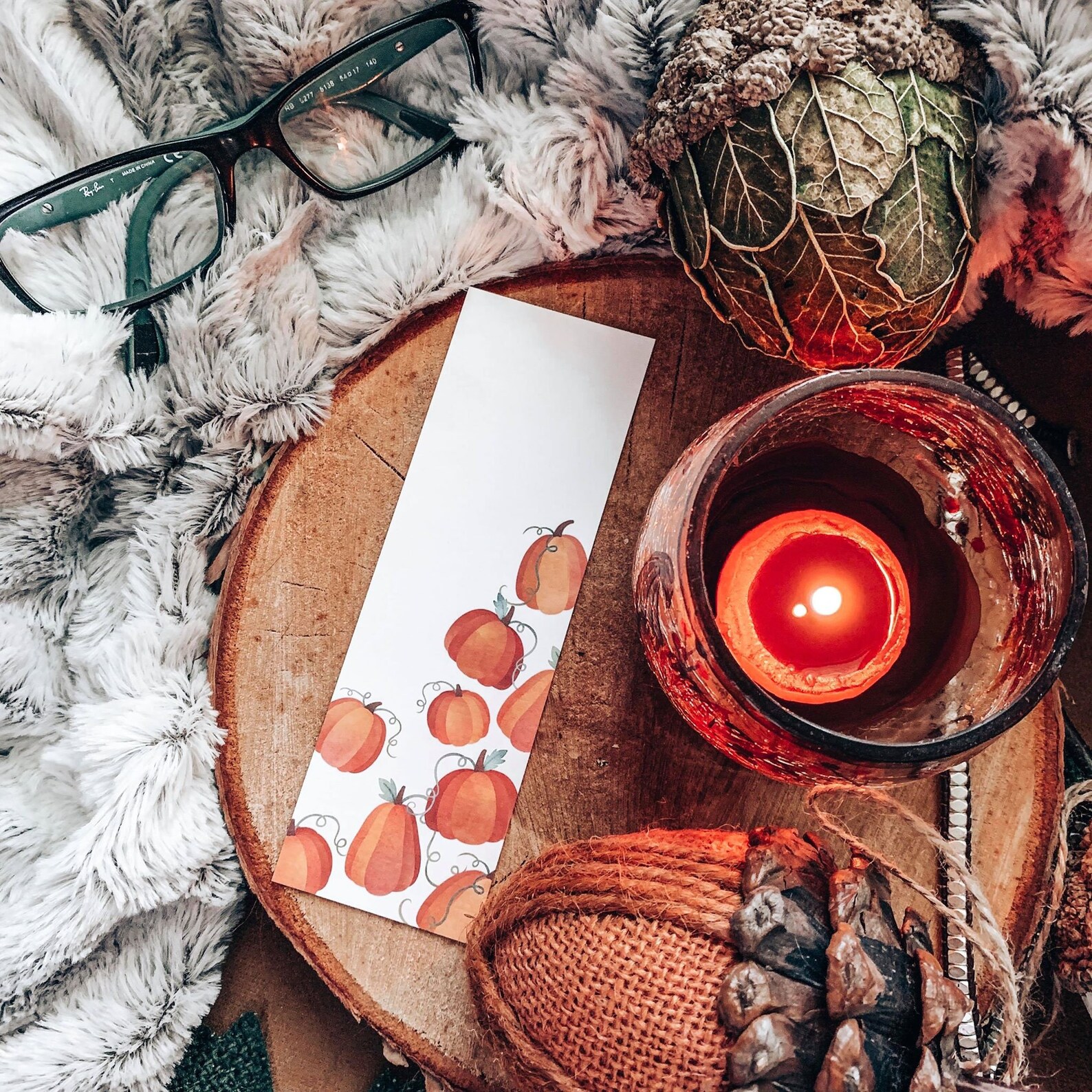 Pumpkin Printable Bookmarks Hello Fall Autumn Bookmark With - Etsy