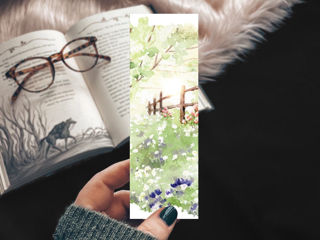 Country Garden Bookmark, Spring Monet Style Floral Mothers Day ...