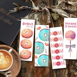 Printable Donut Bookmarks Young Reader Bookmarks Donut Give - Etsy