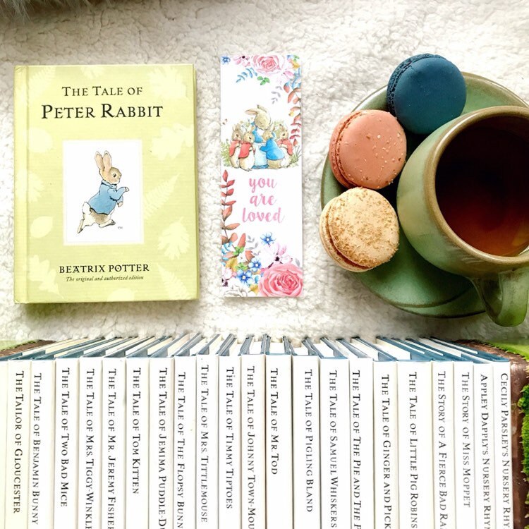 You Are Loved Peter Rabbit Bookmark Peter Rabbit Shower Favor - Etsy