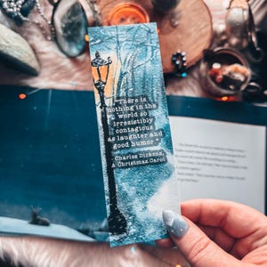 A Christmas Carol Printable Bookmarks, Charles Dickens Literary Quote ...