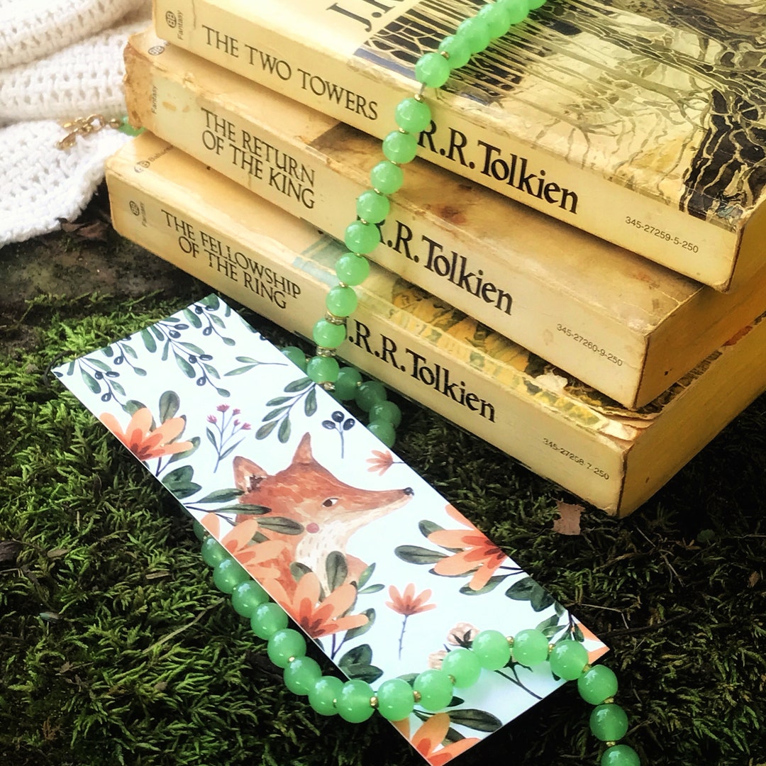 Fox Bookmark Fox Lover Gift Fall Yellow Bookmark Friendship - Etsy