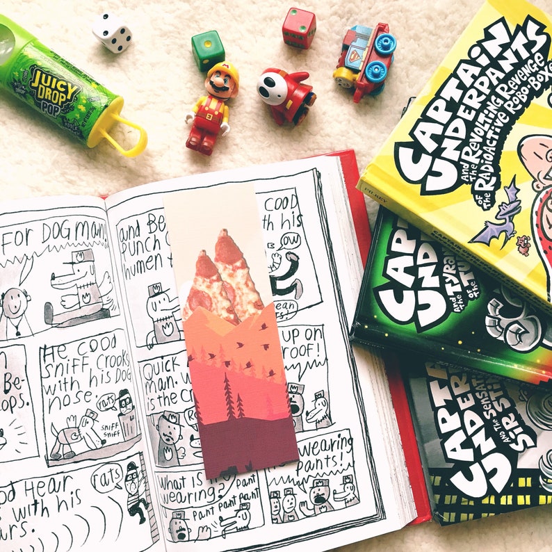 Pizza Bookmark Pizza Lover's Gift Teenage Boy Bookmark - Etsy