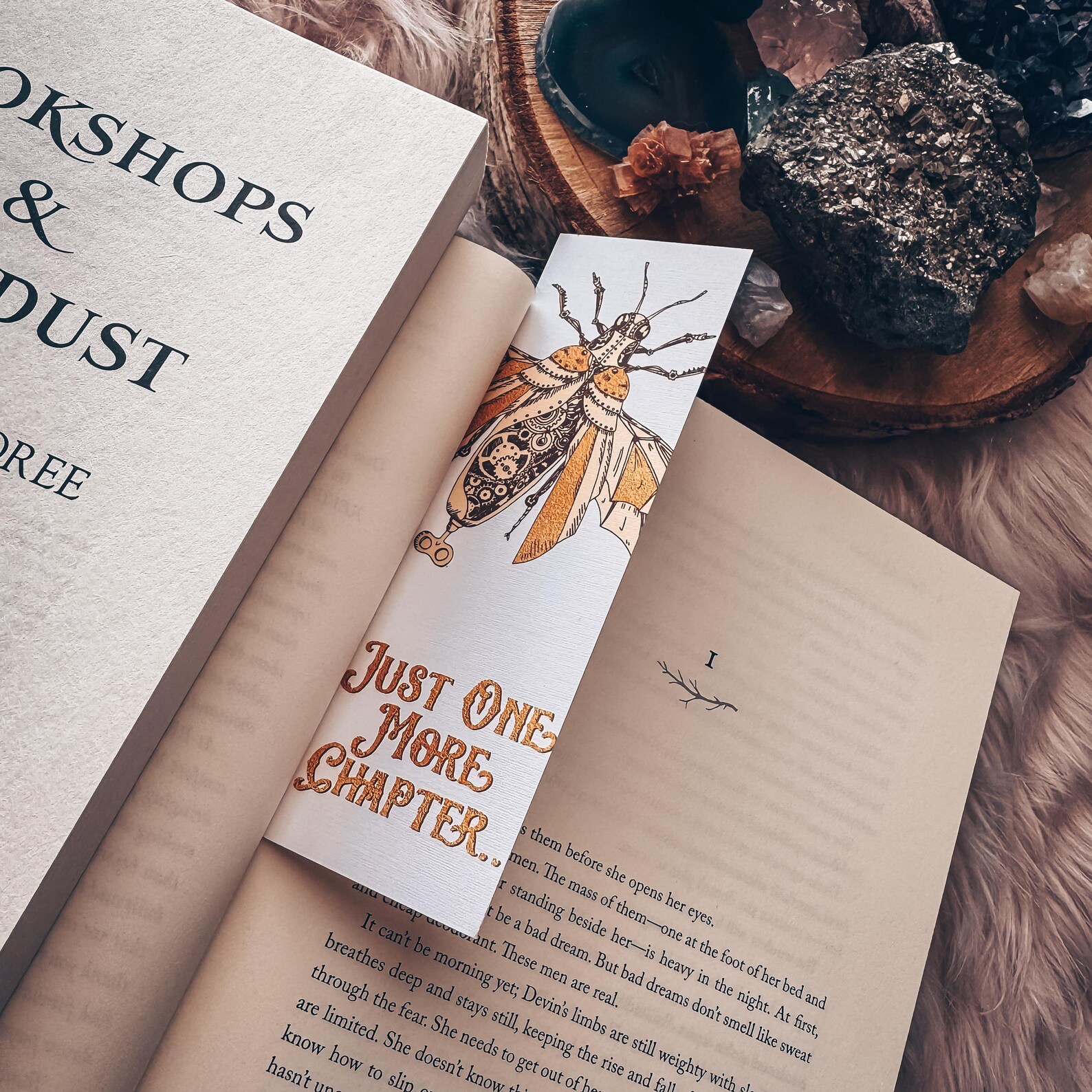 Bee Bookmark, Steampunk Bee Bookmark, Just One More Chapter, Reader ...