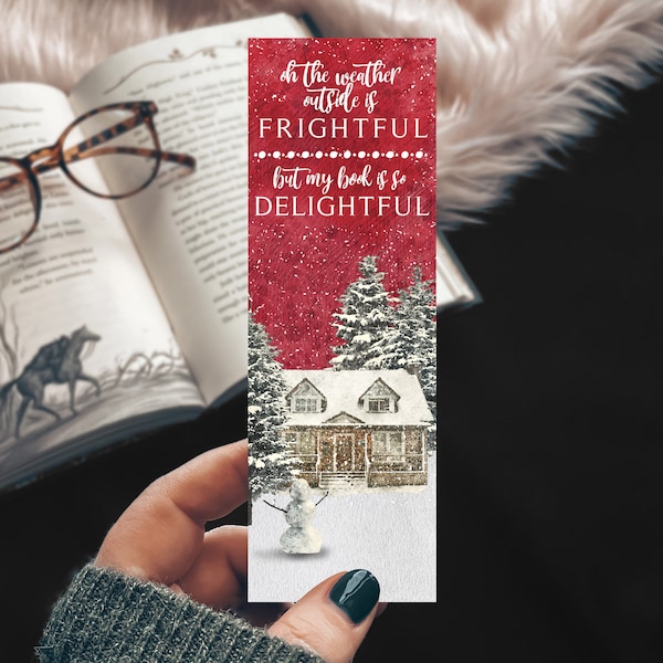 Christmas Bookmark - Etsy