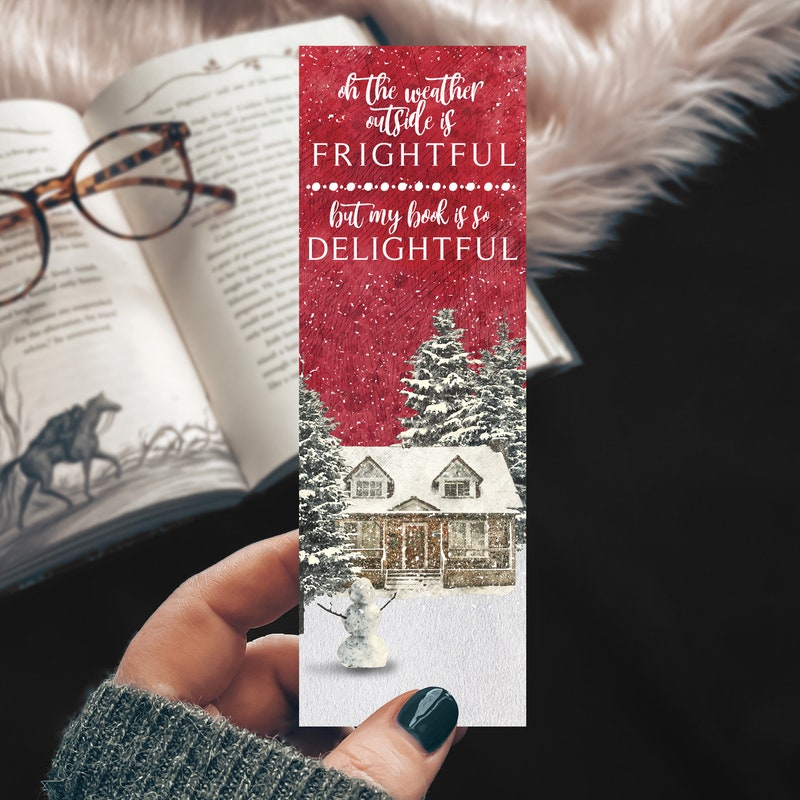 Christmas Bookmark - Etsy