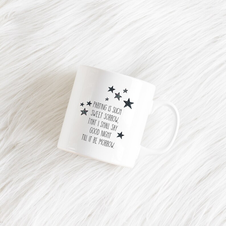 Romeo and Juliet Mug Shakespeare Quote Coffee Mug Romantic | Etsy