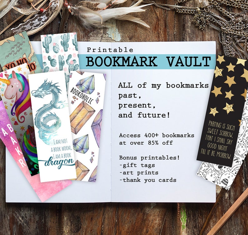 Bookmark Vault Full Collection of My Bookmarks Instant - Etsy
