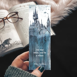 Shakespeare's Hamlet Quote Bookmark, Watercolor Literary Theater Gift ...