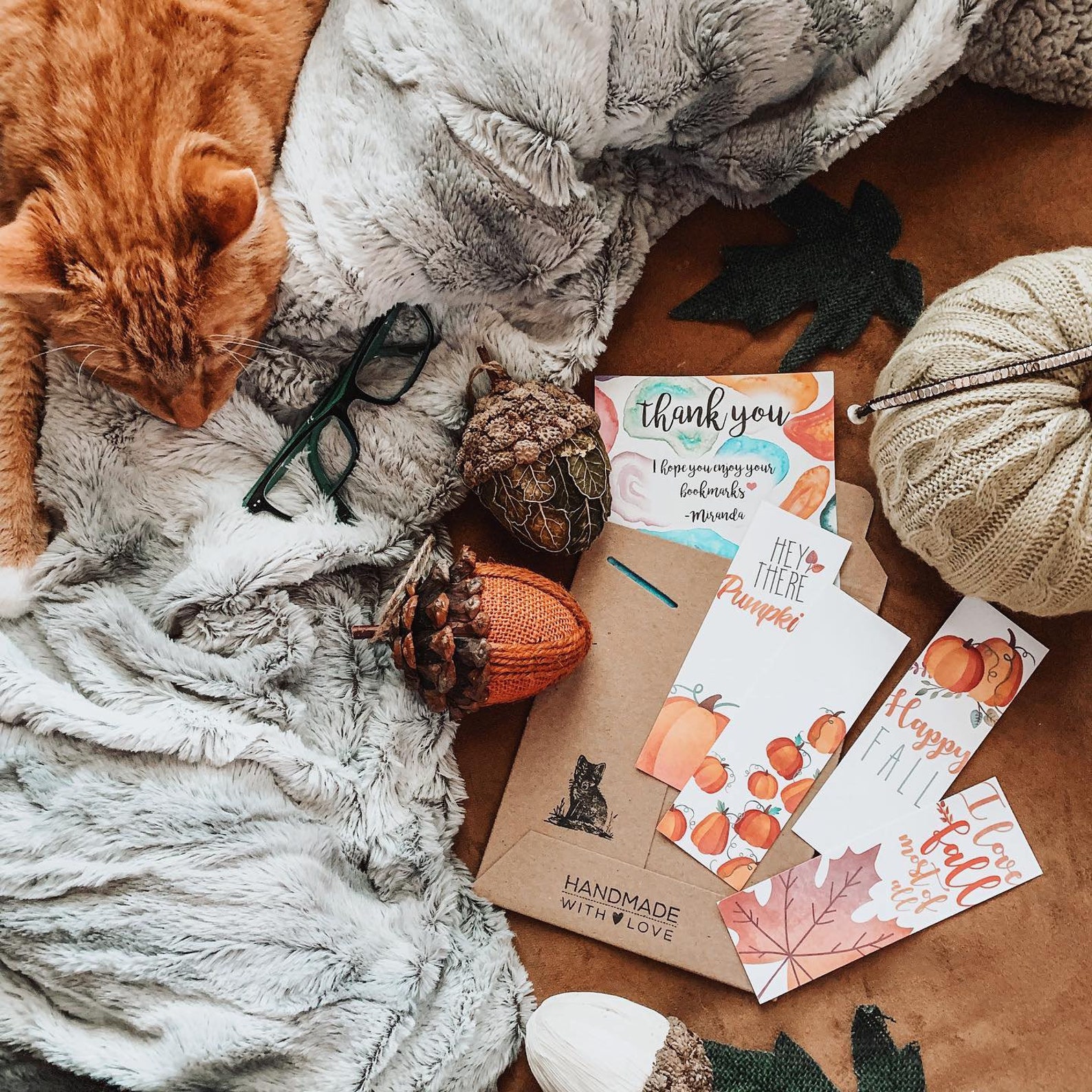 Pumpkin Printable Bookmarks Hello Fall Autumn Bookmark With | Etsy