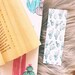 Cute Cactus Pattern Bookmark, Cactus Flower Pastel Bookmark - Etsy