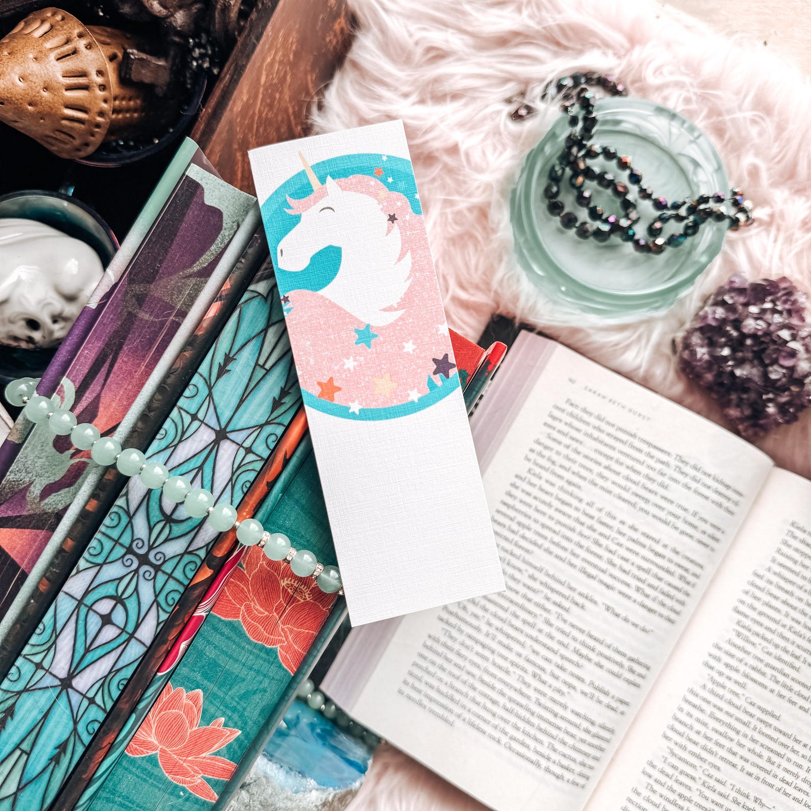 Unicorn Bookmarks, Printable Set of 4 Rainbow Unicorn Bookmarks ...