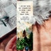 Mark Twain Literary Quote Forest Bookmark Set Huckleberry | Etsy