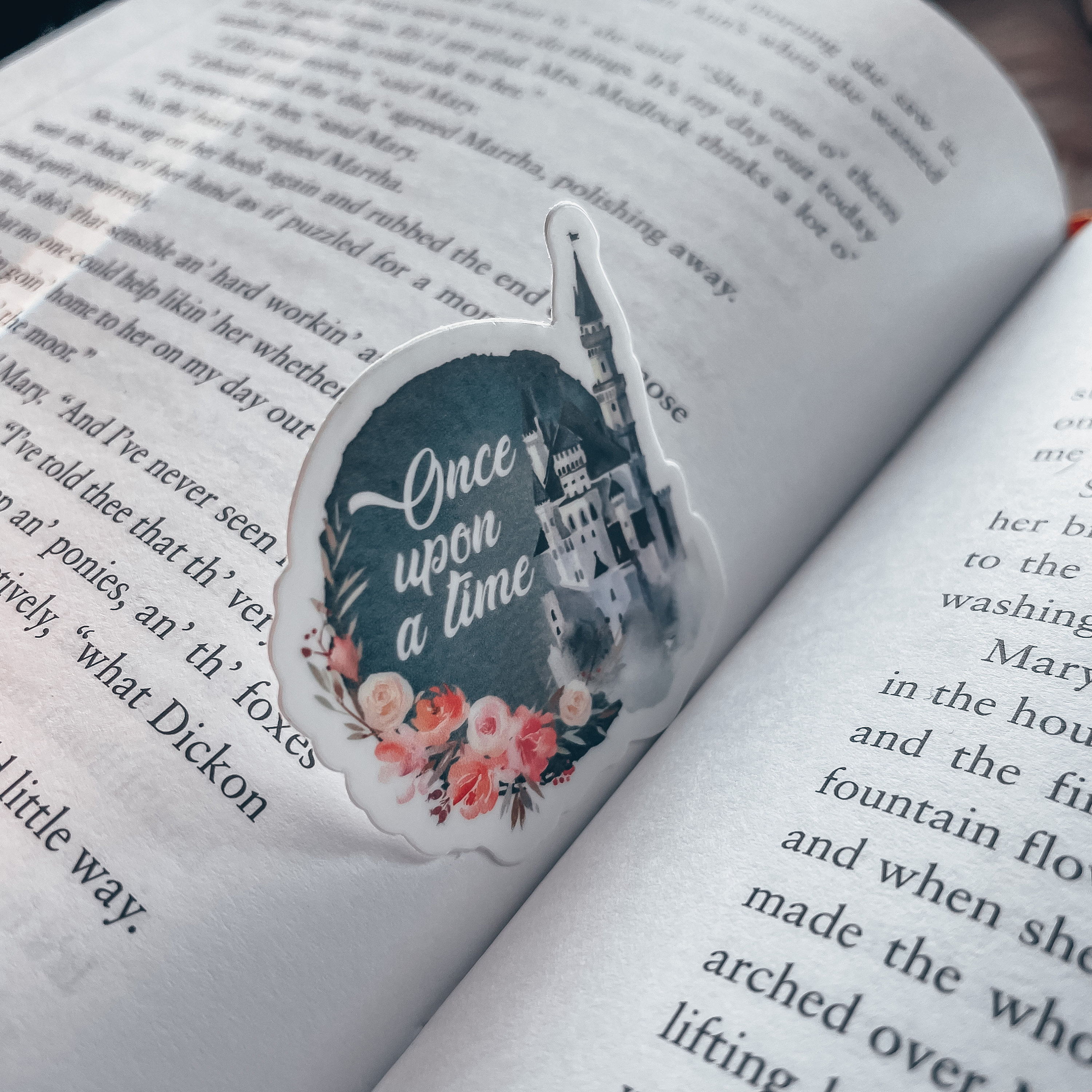 Once Upon A Time Vinyl Sticker Bookish Castle Fairytale - Etsy