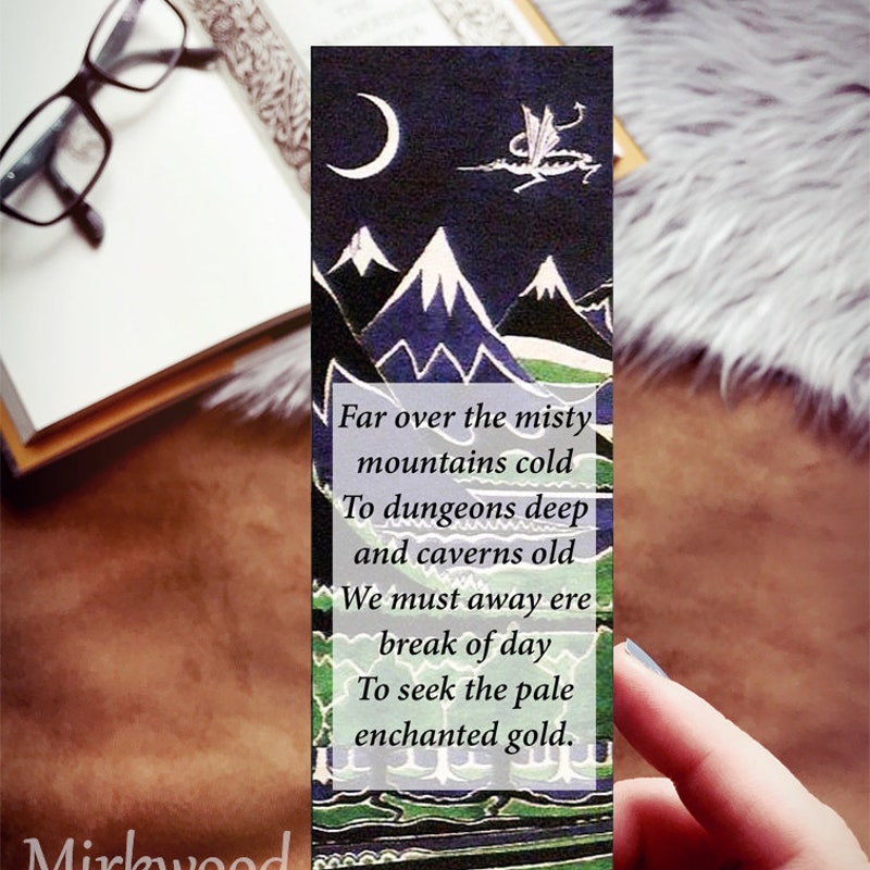 Tolkien Bookmarks - Etsy