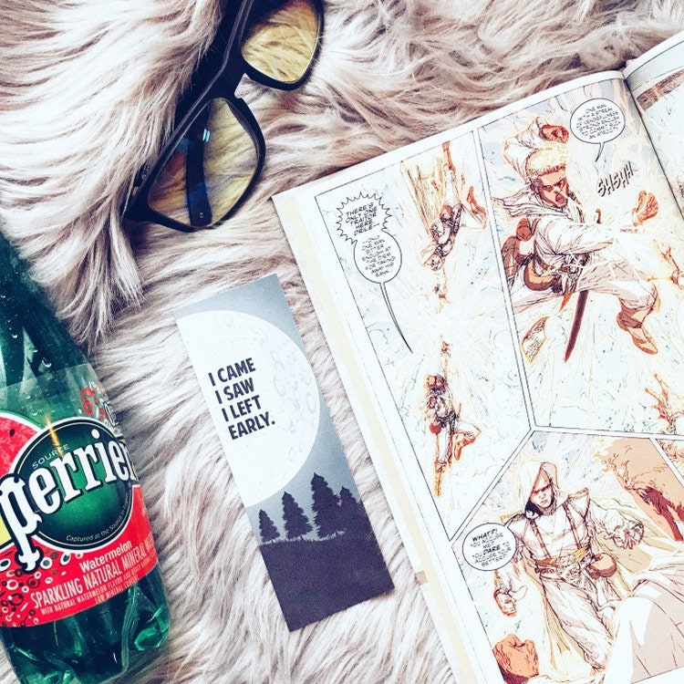 Introvert Bookmarks Bookmarks for Introverts I Came I Saw - Etsy Australia